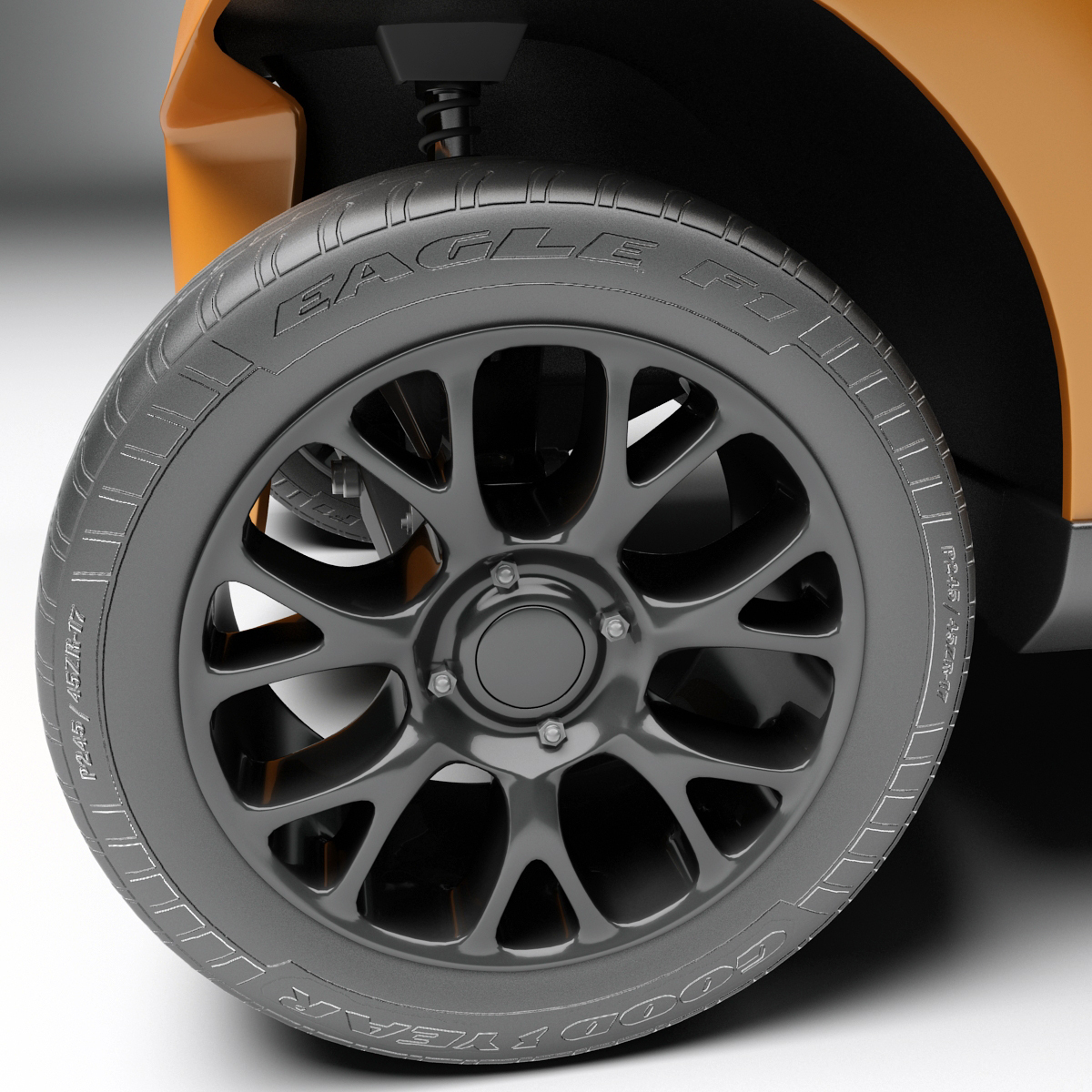 golf car garia 3d model