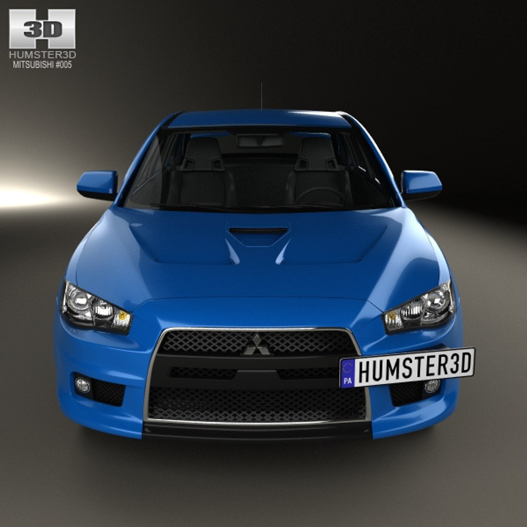 3d mitsubishi lancer evolution x model