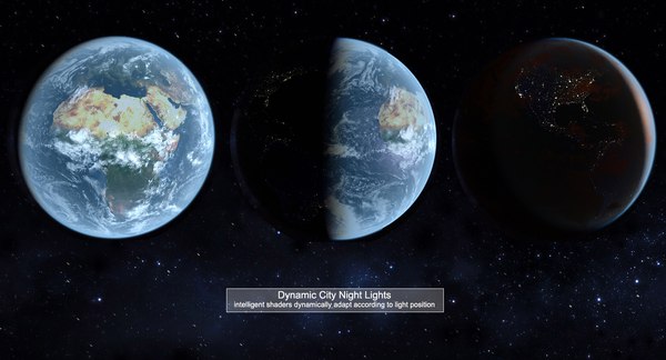 generation earth planet 3d model