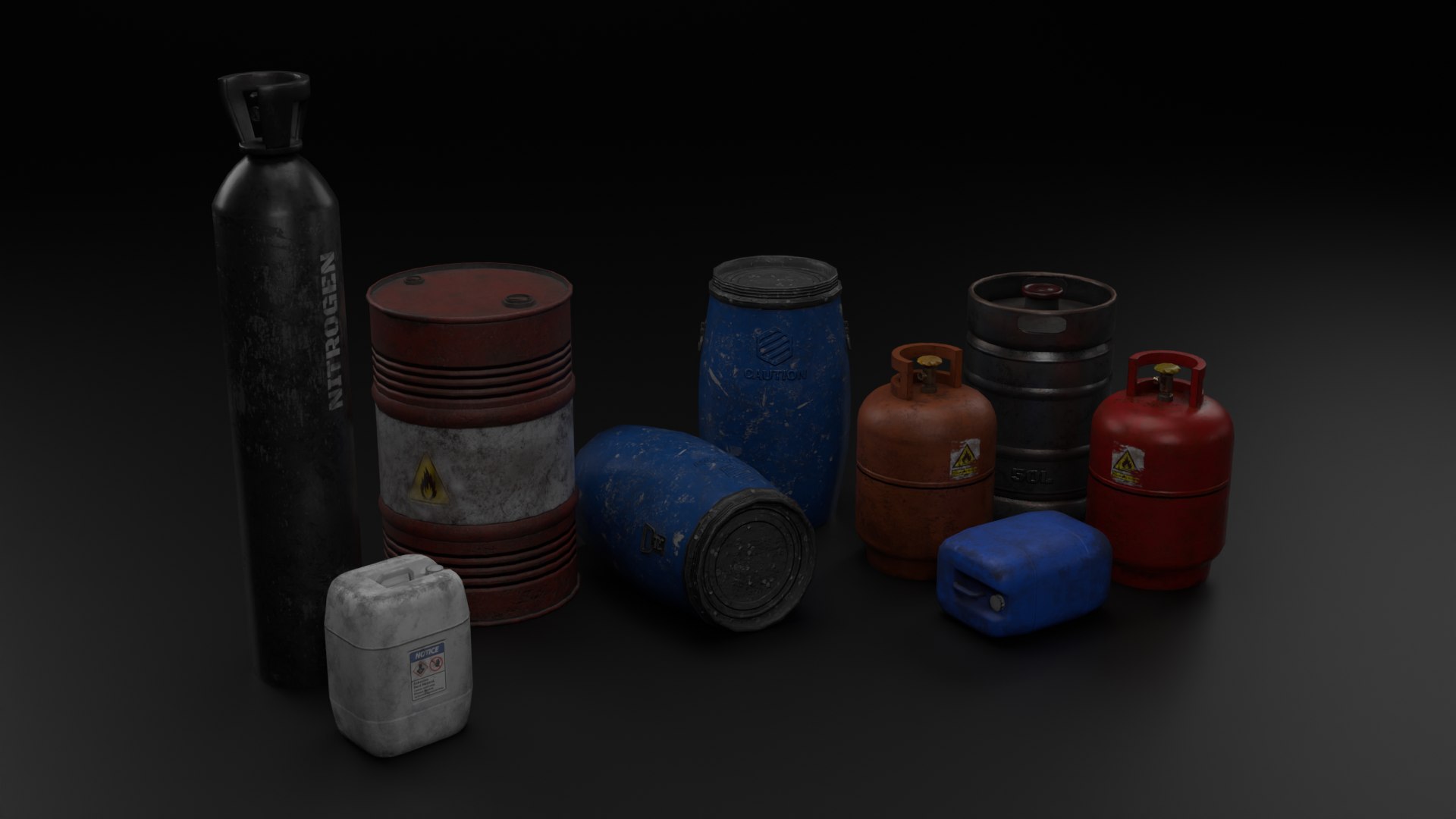 Low Poly Warehouse Props 3D model - TurboSquid 2168854