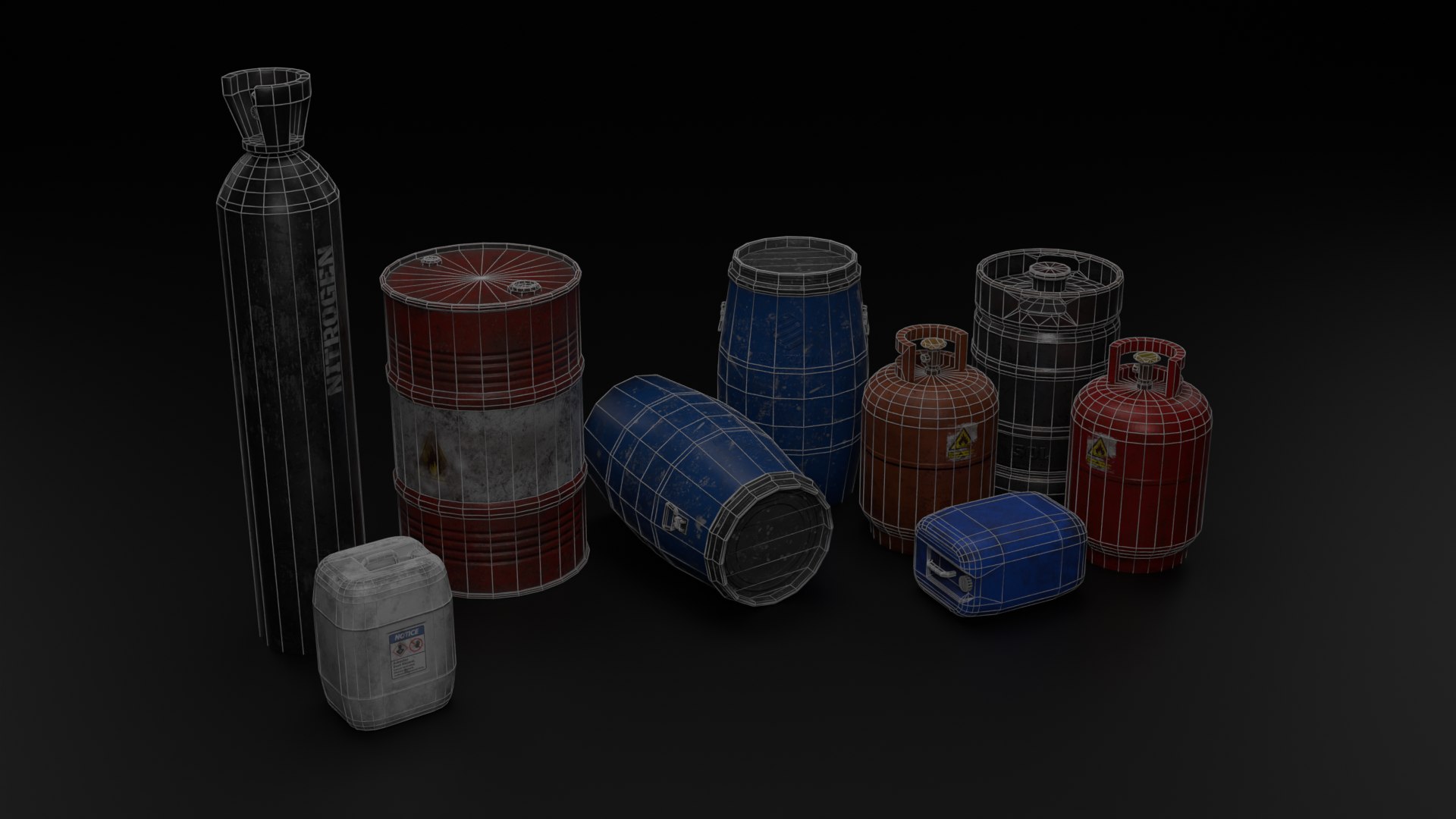 Low Poly Warehouse Props 3D model - TurboSquid 2168854