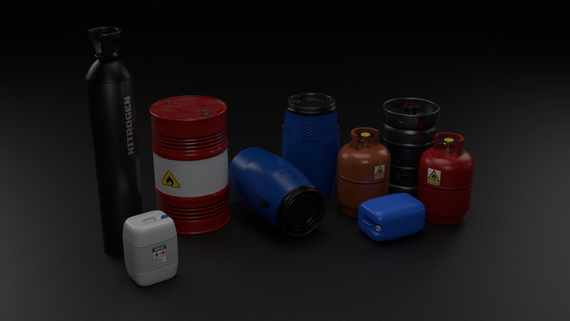 Low Poly Warehouse Props 3D model - TurboSquid 2168854