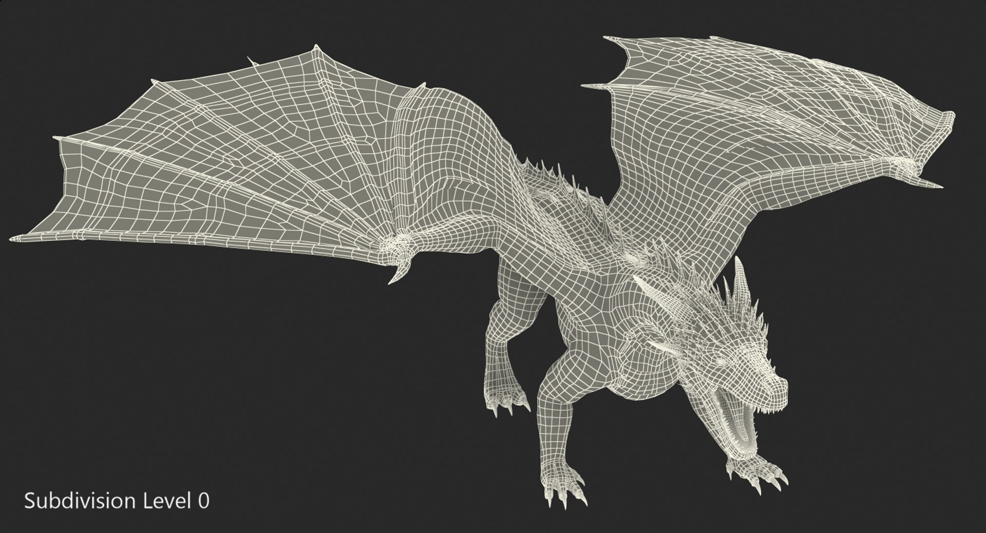 Dragon Attacking Pose 3D Model - TurboSquid 1330078