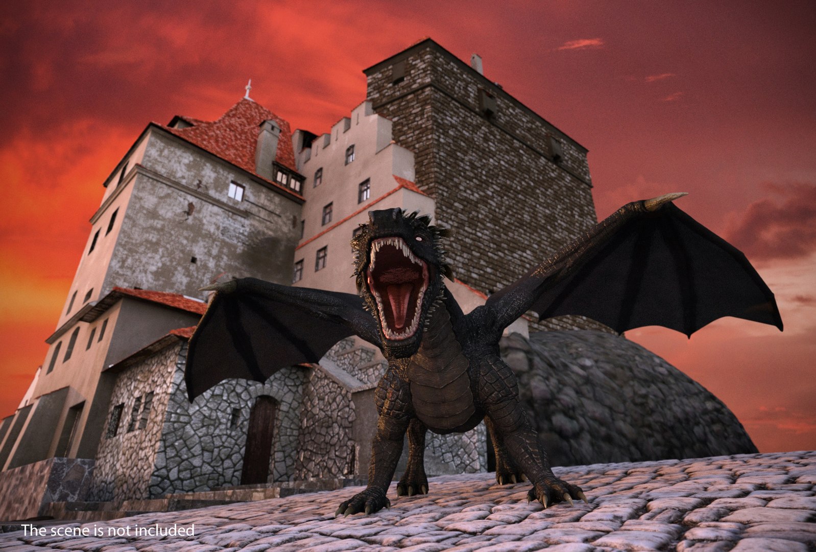 Dragon Attacking Pose 3D Model - TurboSquid 1330078