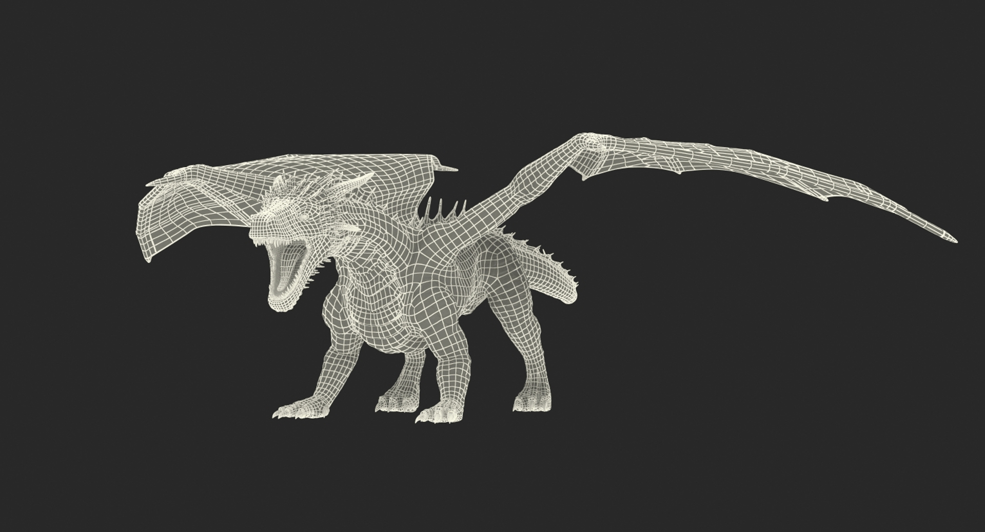 Dragon Attacking Pose 3D Model - TurboSquid 1330078