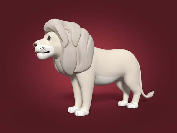 Cartoon Lion 3D Models for Download | TurboSquid