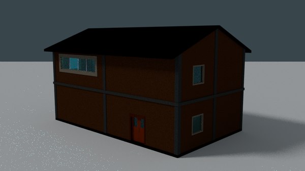 modelo 3d Edificio marrón - TurboSquid 1442362