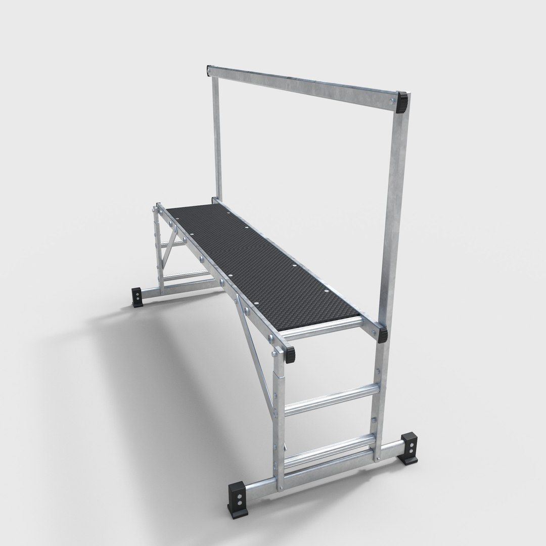 Work Platform Ladder 3D - TurboSquid 2518515