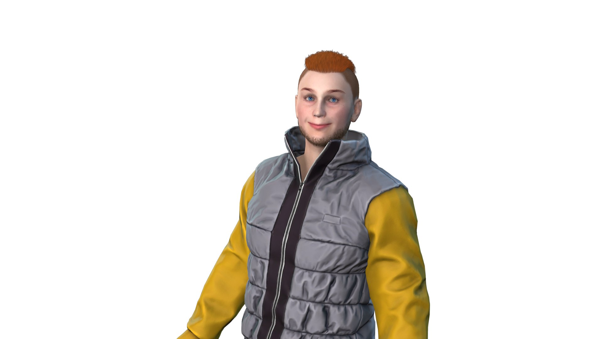 Realistic 3D Boy Character Model Game-Ready 3D Model - TurboSquid 2341899
