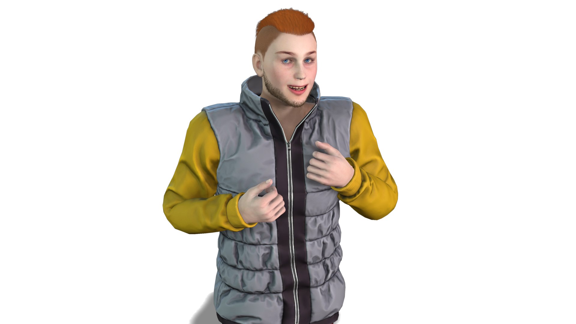 Realistic 3D Boy Character Model Game-Ready 3D Model - TurboSquid 2341899