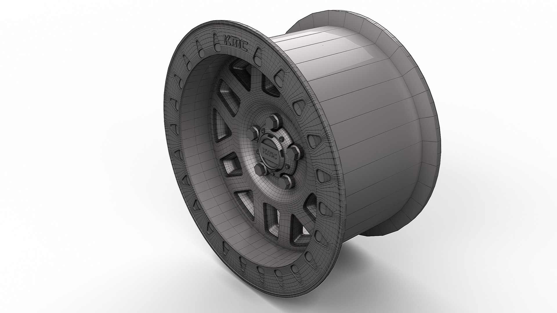 3D KMC Machete Off Road Rim Model - TurboSquid 1985204