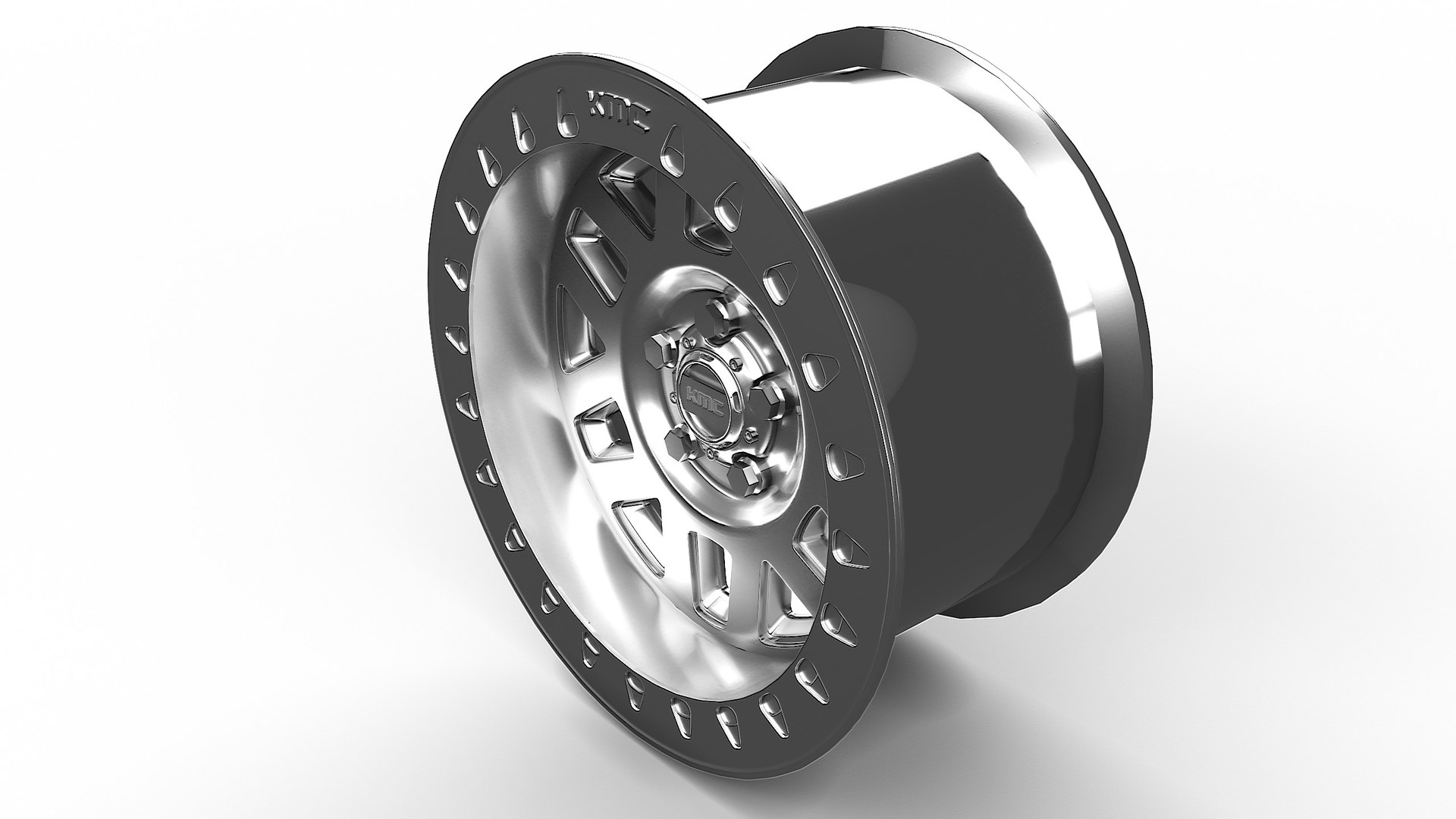 3D KMC Machete Off Road Rim Model - TurboSquid 1985204