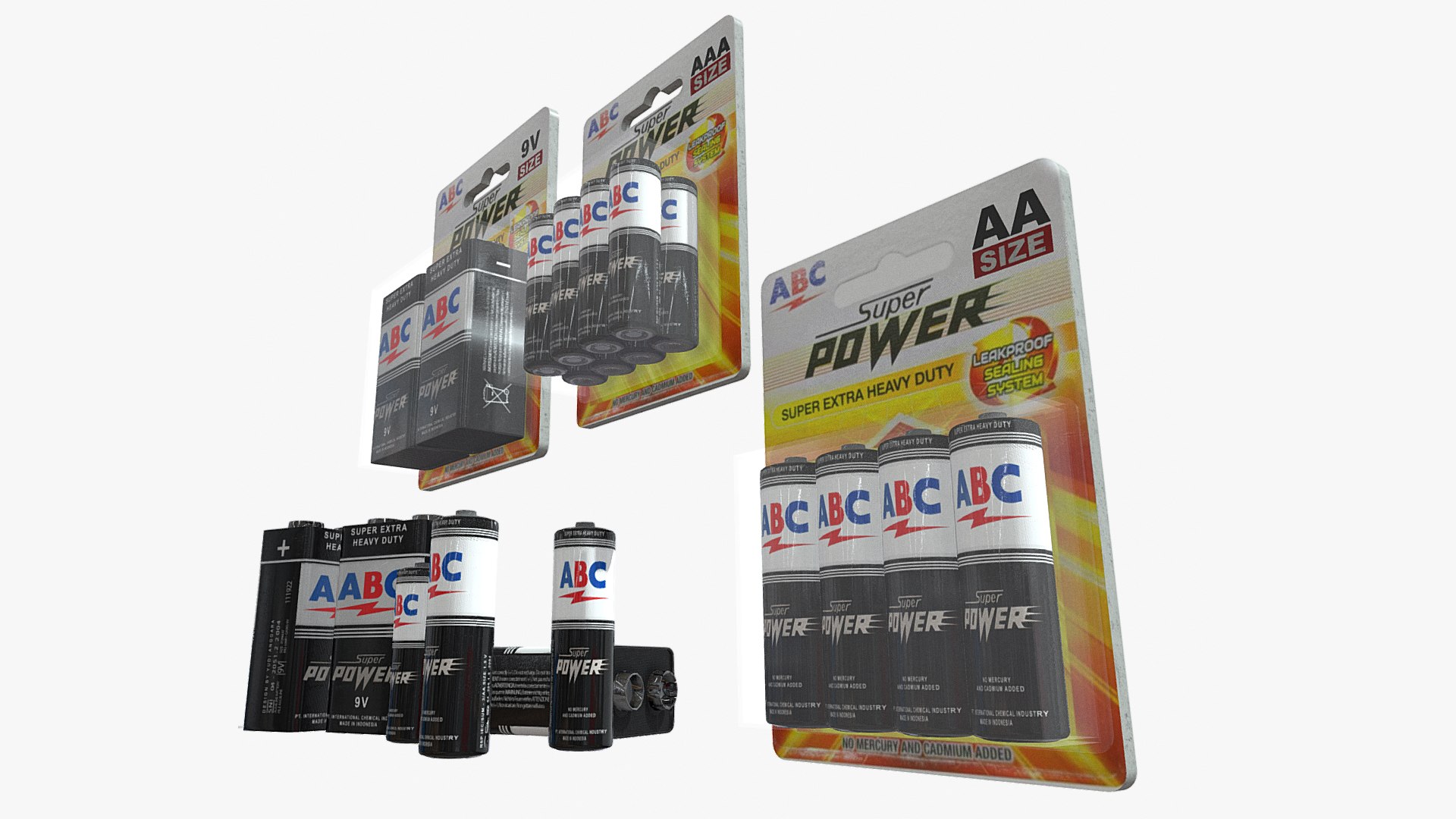 3D Battery ABC Pack Indonesia - TurboSquid 1990020