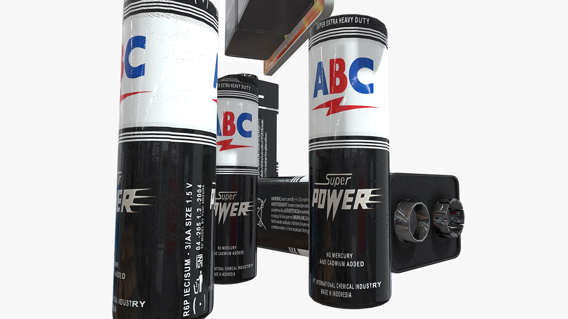 3D Battery ABC Pack Indonesia - TurboSquid 1990020