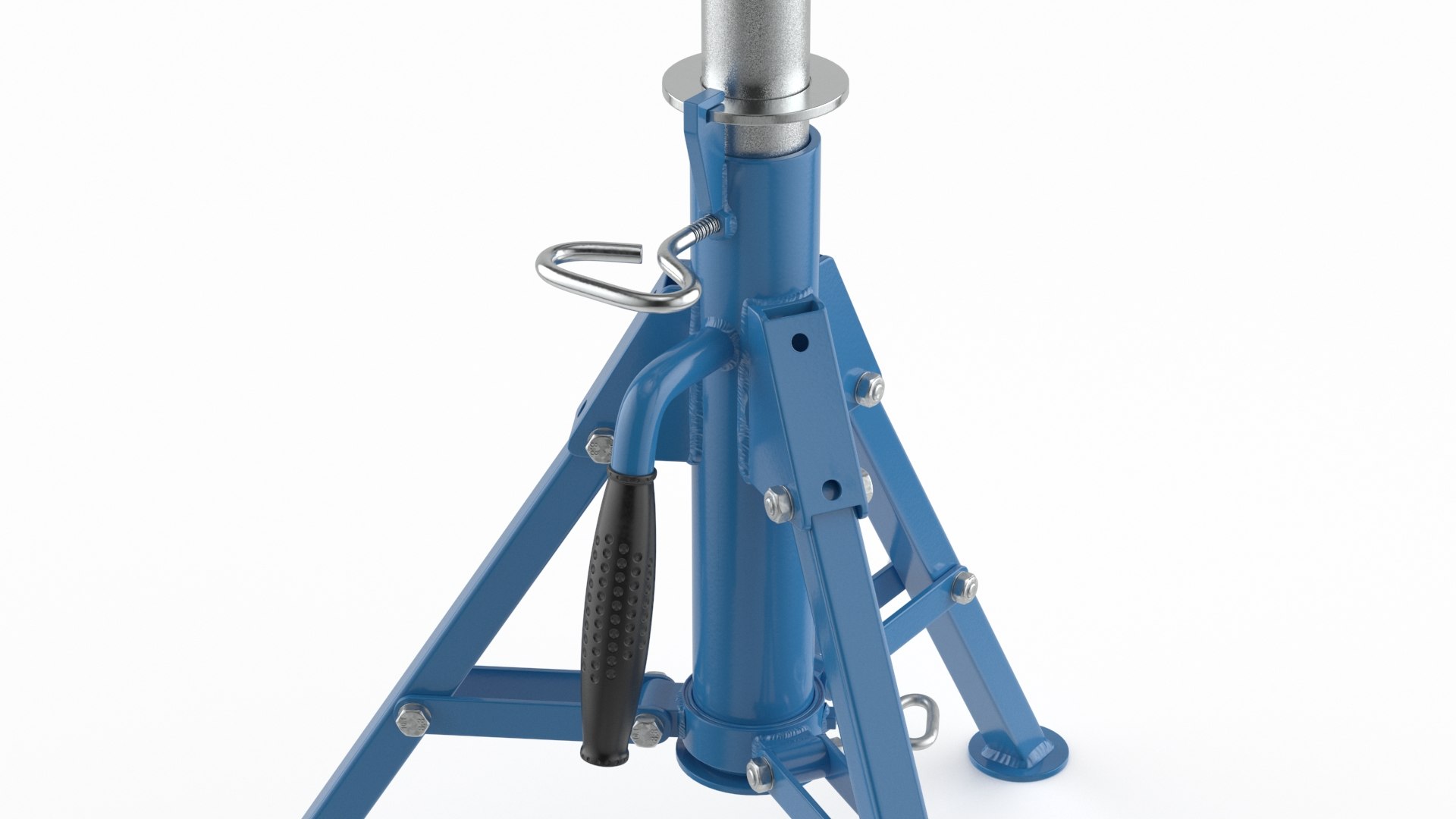 3D Adjustable Jack Stand With Iron Channel - TurboSquid 2390127