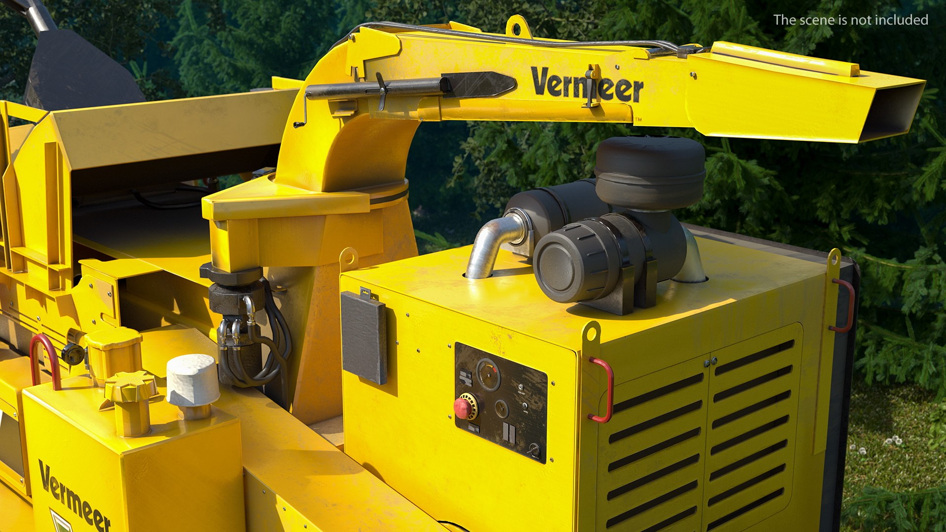 Vermeer Bc2100xl Towed Wood 3D - TurboSquid 1624016