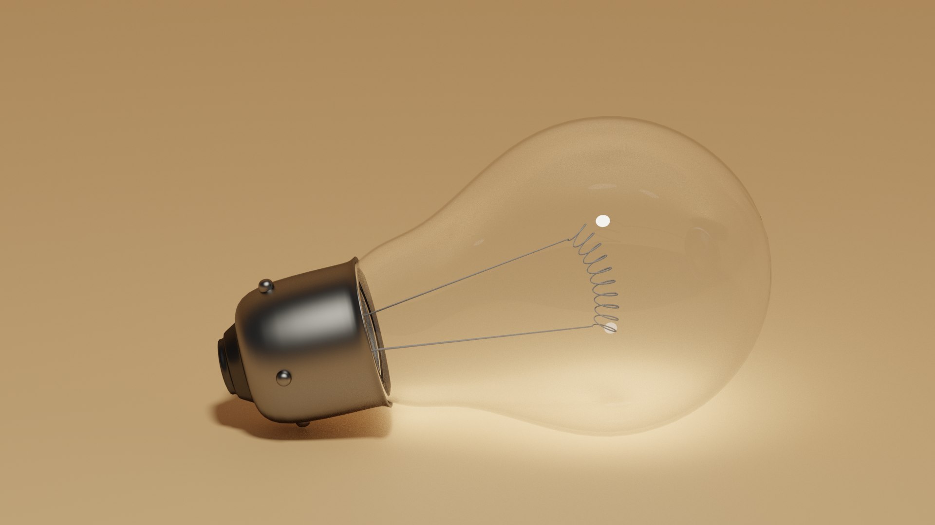 Simple Cute Incandescent Light Bulb 3D - TurboSquid 1861582