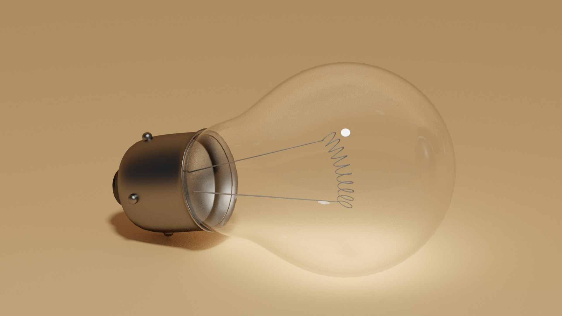 Simple Cute Incandescent Light Bulb 3D - TurboSquid 1861582