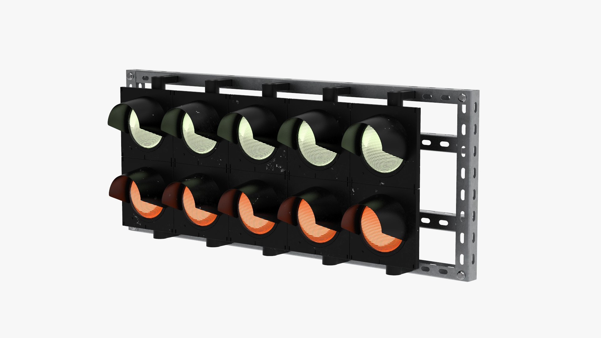 Race Track Starting Lights 3D - TurboSquid 1584202