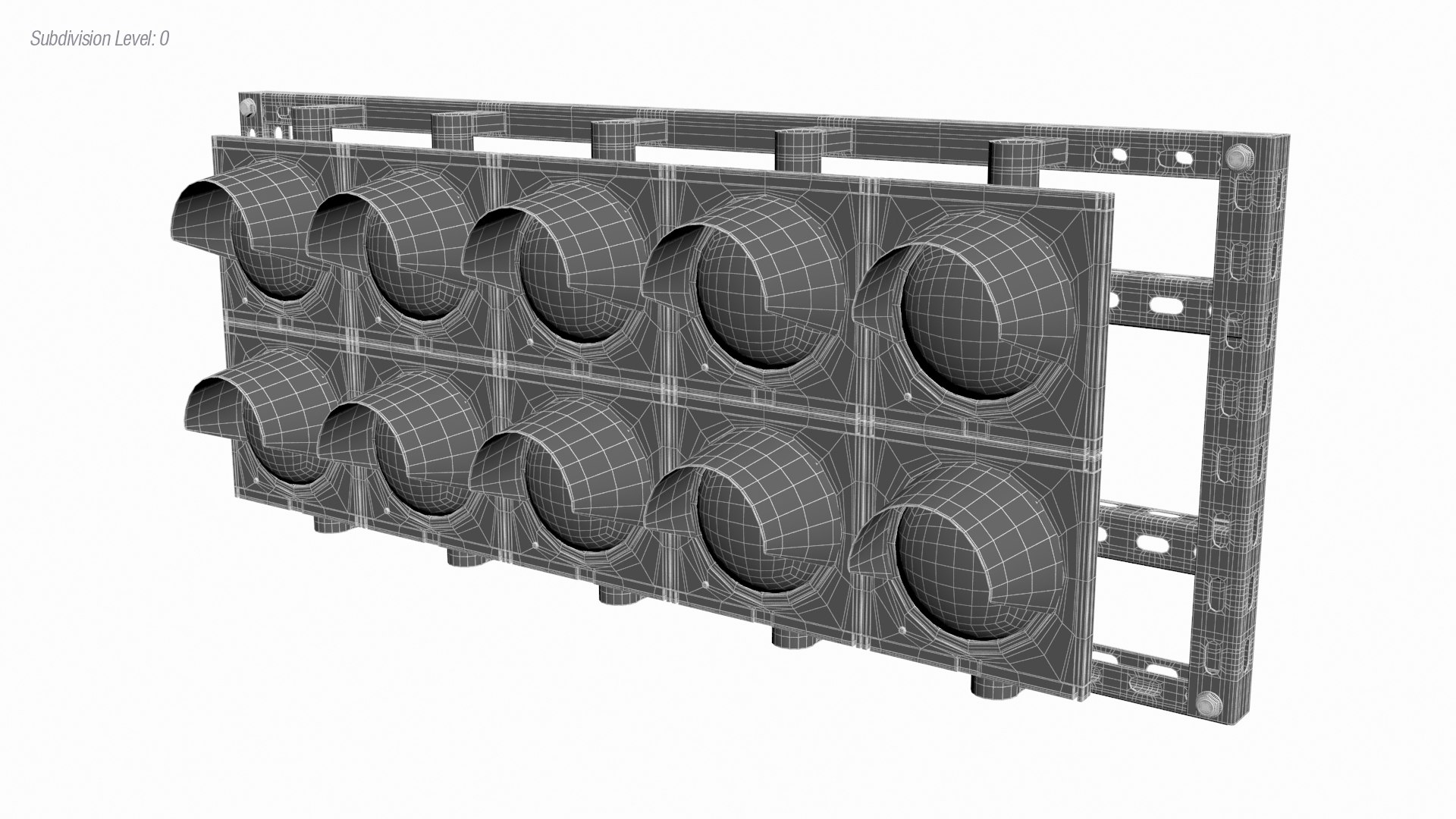 Race Track Starting Lights 3D - TurboSquid 1584202