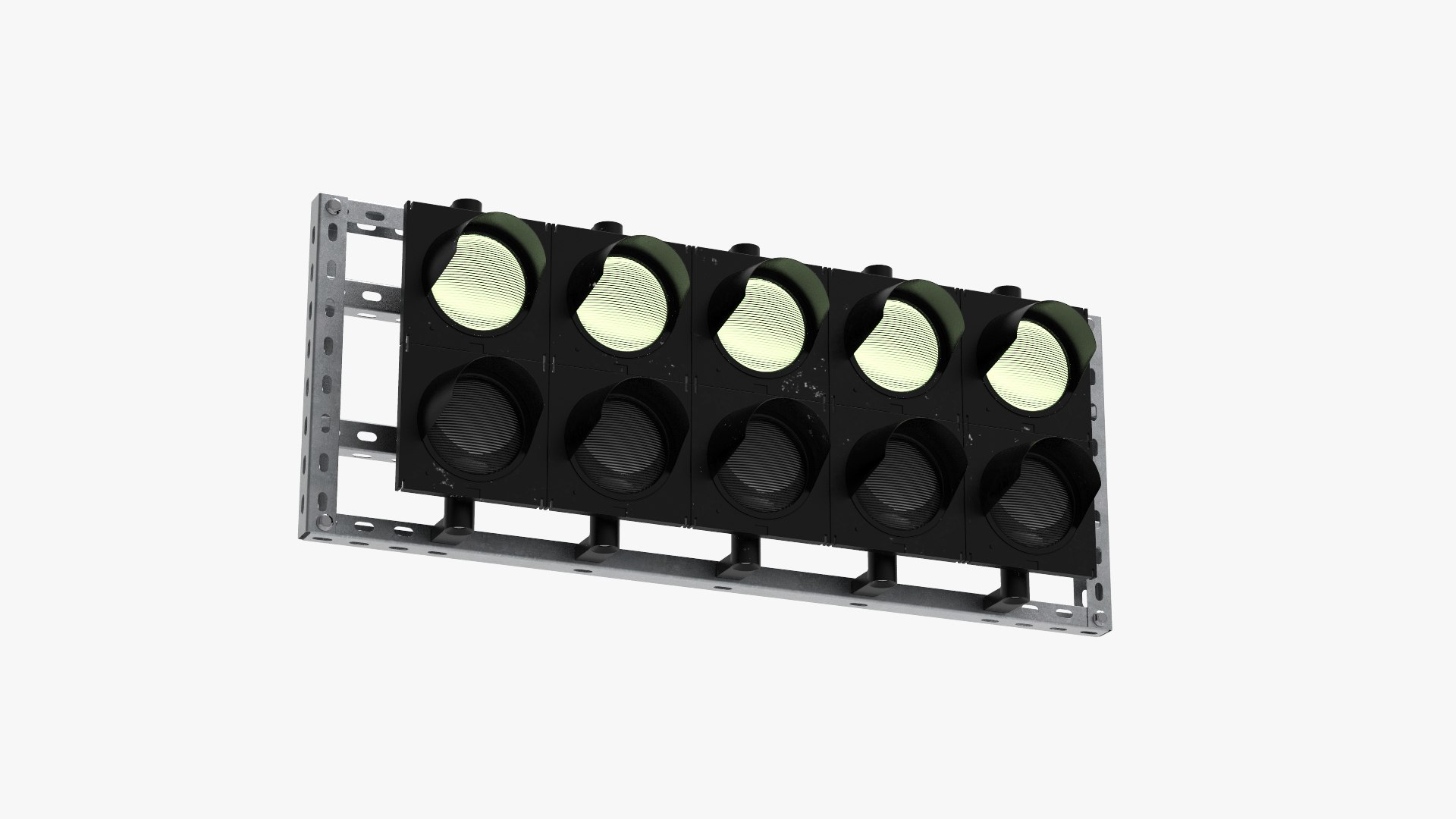 Race Track Starting Lights 3D - TurboSquid 1584202