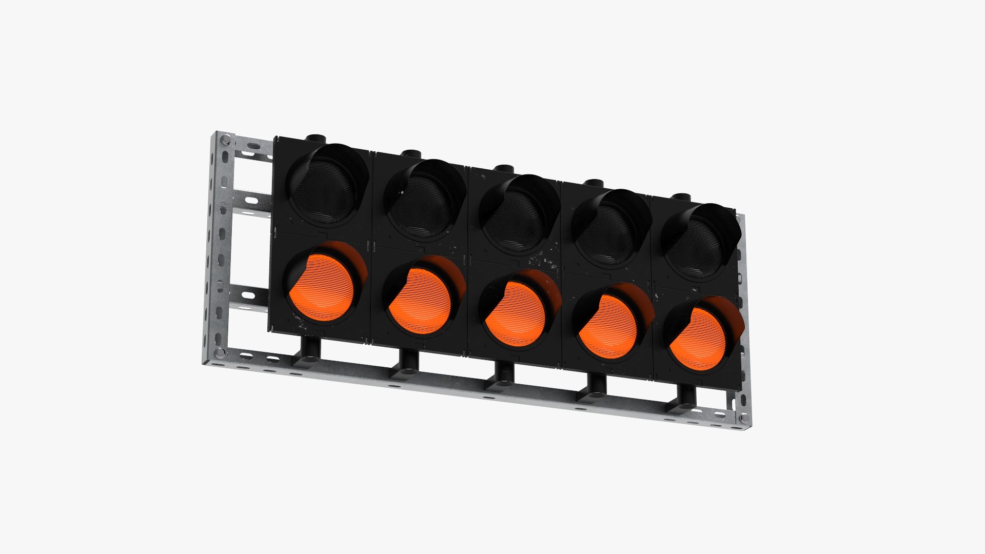 Race Track Starting Lights 3D - TurboSquid 1584202