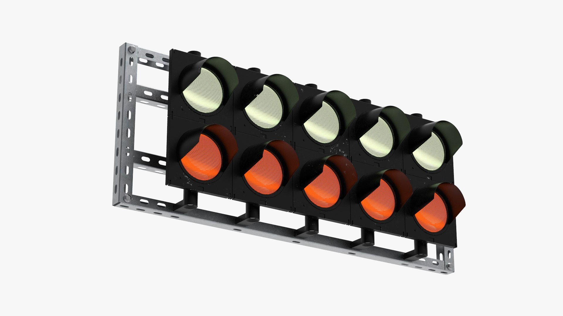 Race Track Starting Lights 3D - TurboSquid 1584202