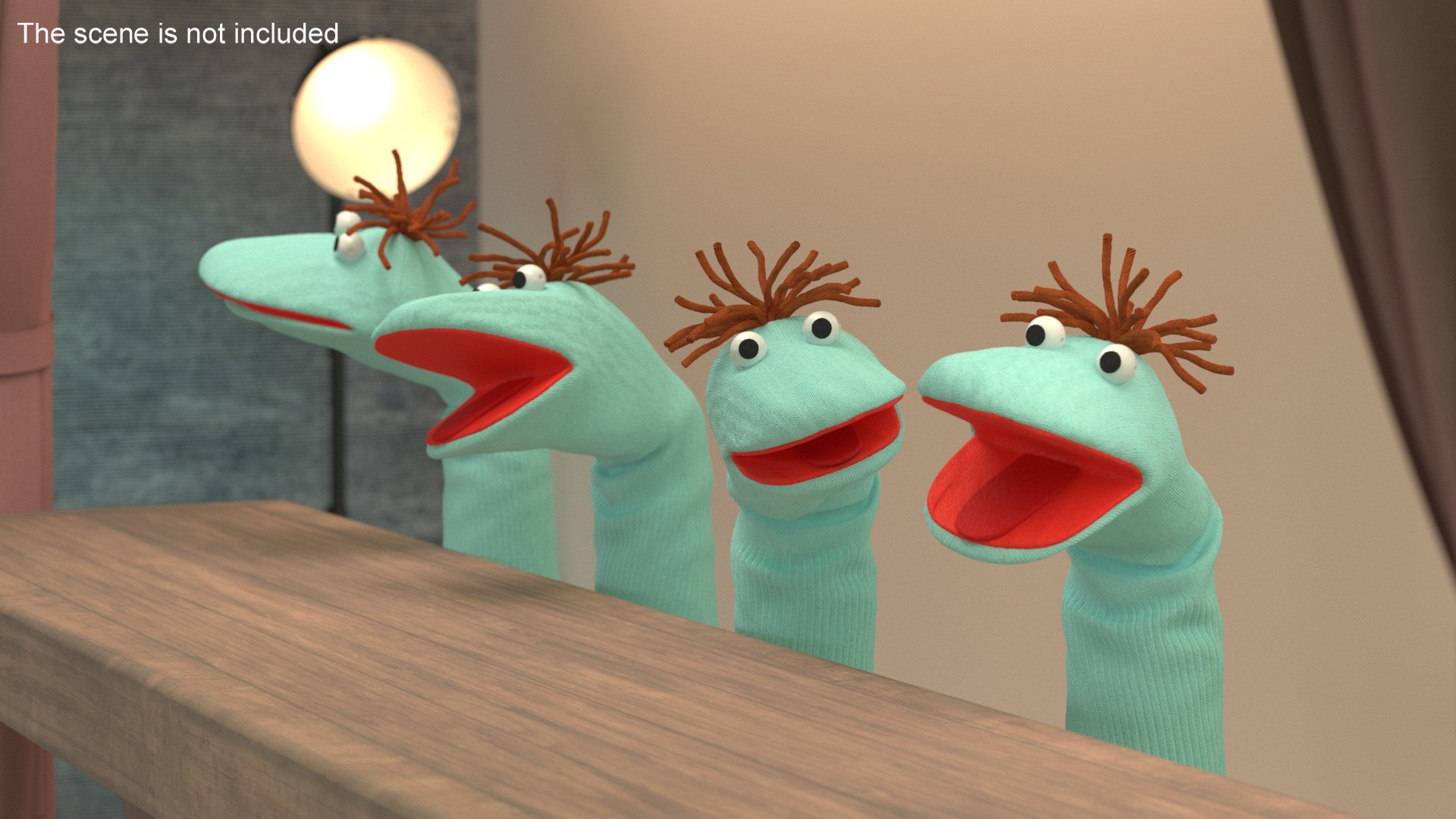 Sock Puppet Boy Blue Rigged 3D Model - TurboSquid 2270729