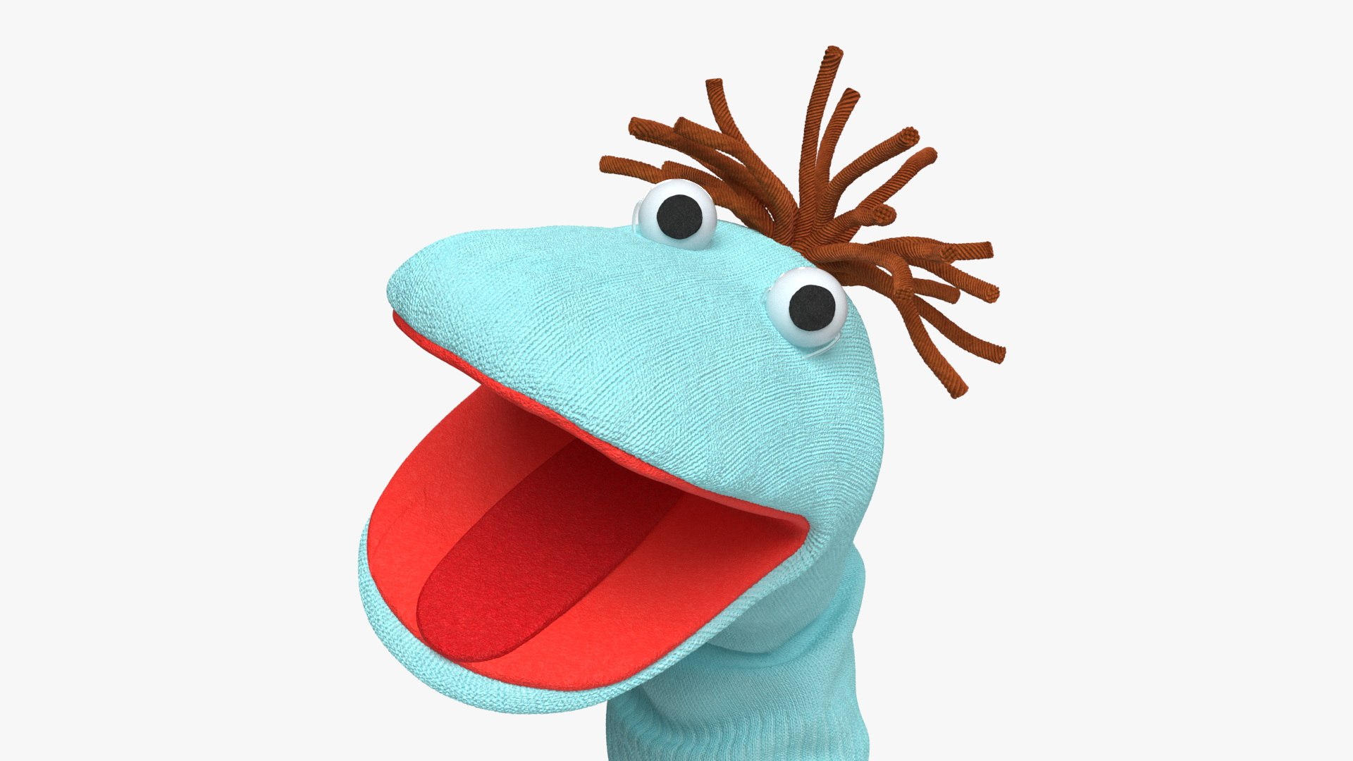 Sock Puppet Boy Blue Rigged 3D Model - TurboSquid 2270729