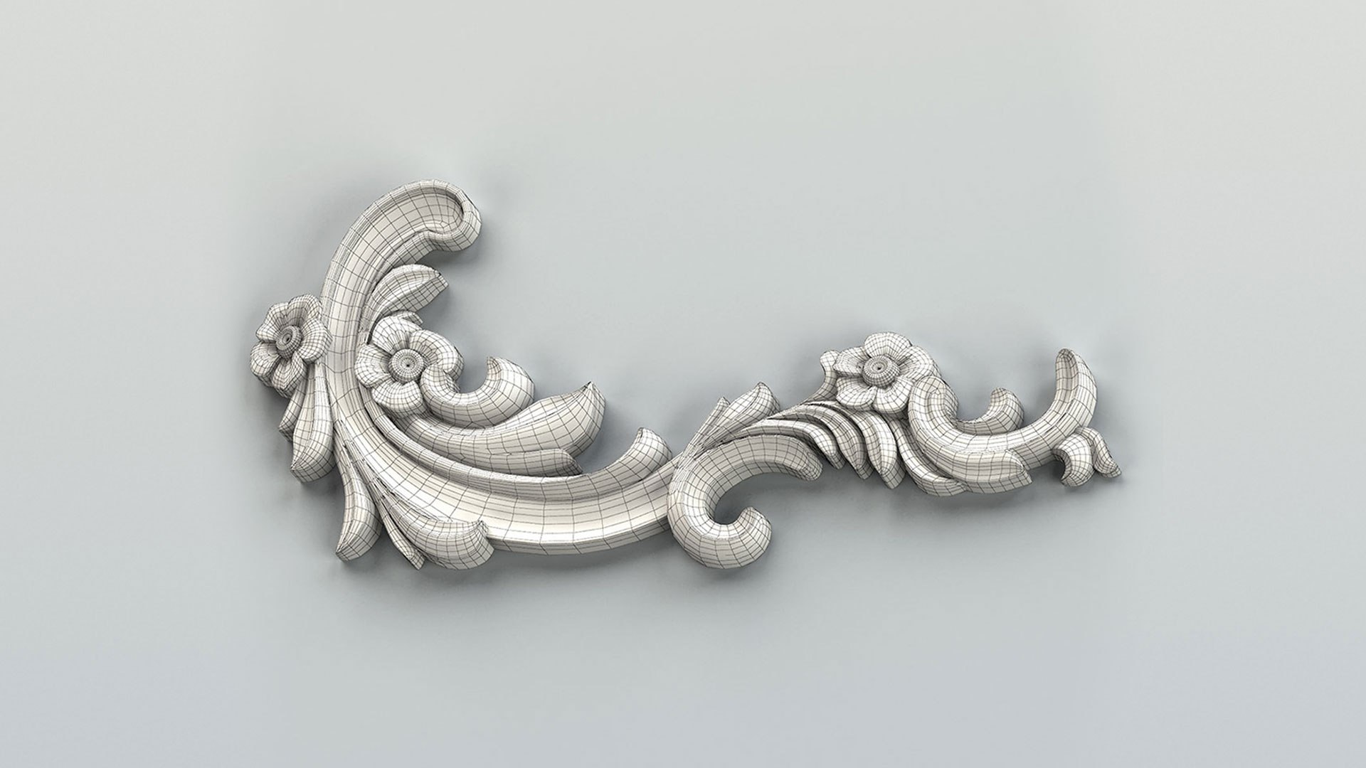 3D Corner Decor 025 Model - TurboSquid 2088200