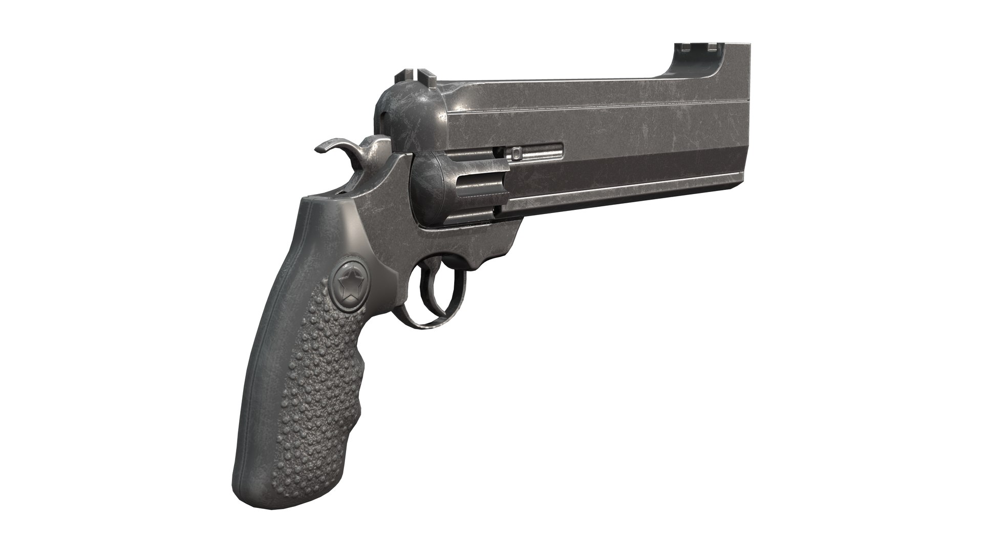 Revolver Gun 3D Model - TurboSquid 1978981