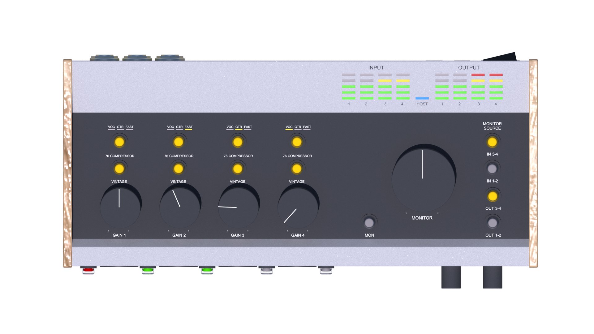 3D Universal Audio Volt 476P Audio Interface - TurboSquid 2211077