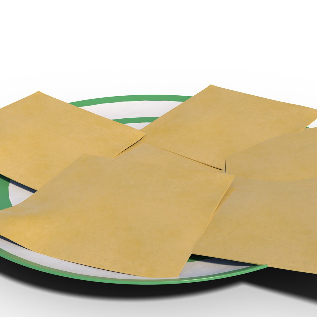 Cheese Slice Model - TurboSquid 2084632