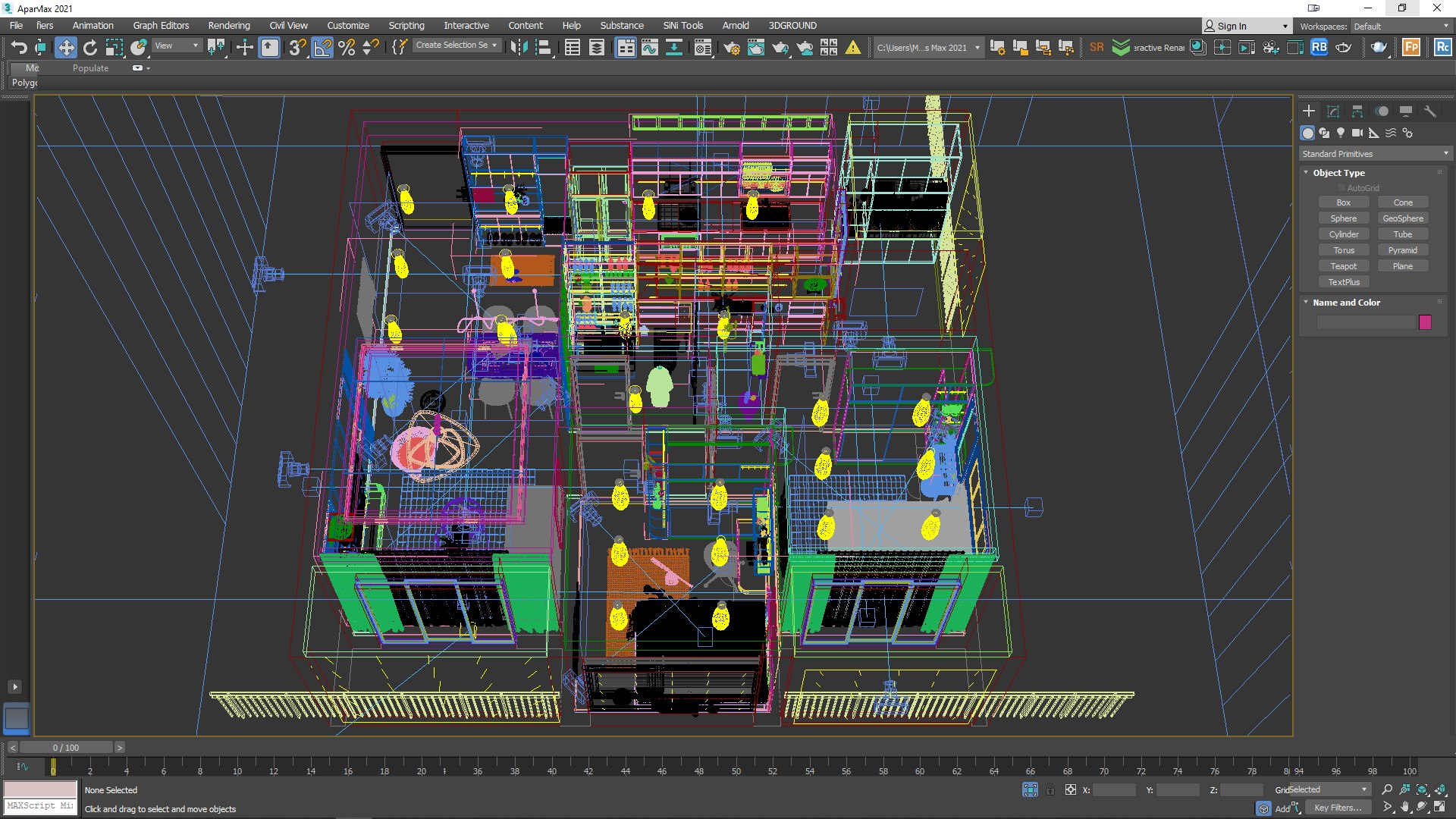 Apartment Of Mrs Hoa - Titan6 - MAX FBX OBJ SKP DAE Simlab 3D Model ...