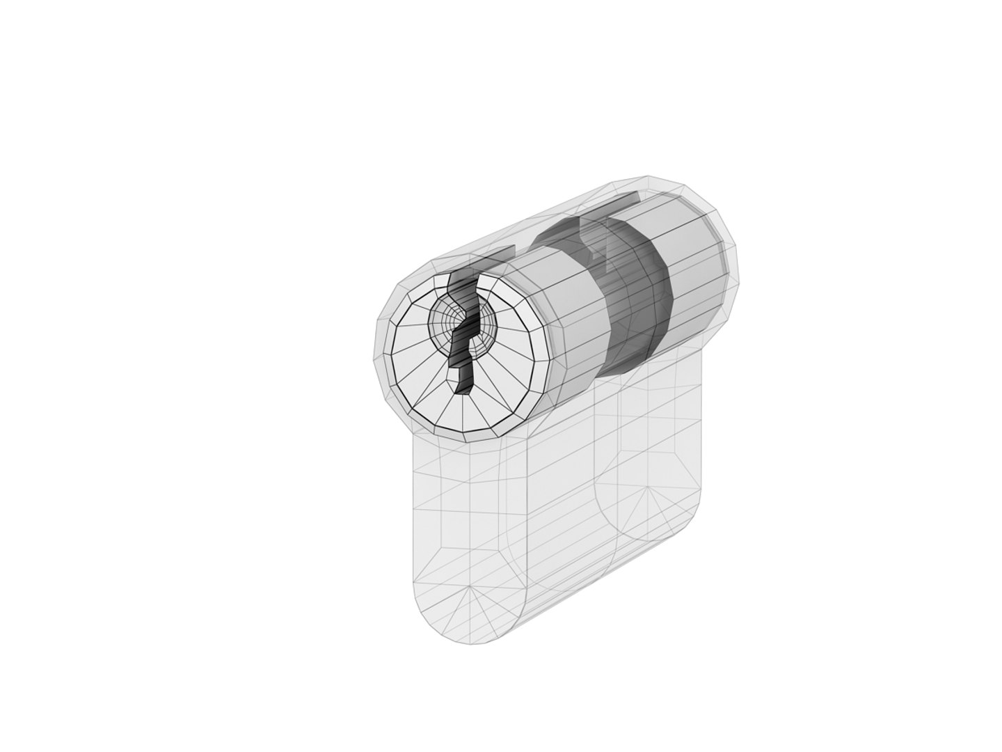 Lock Cylinder 3d Model