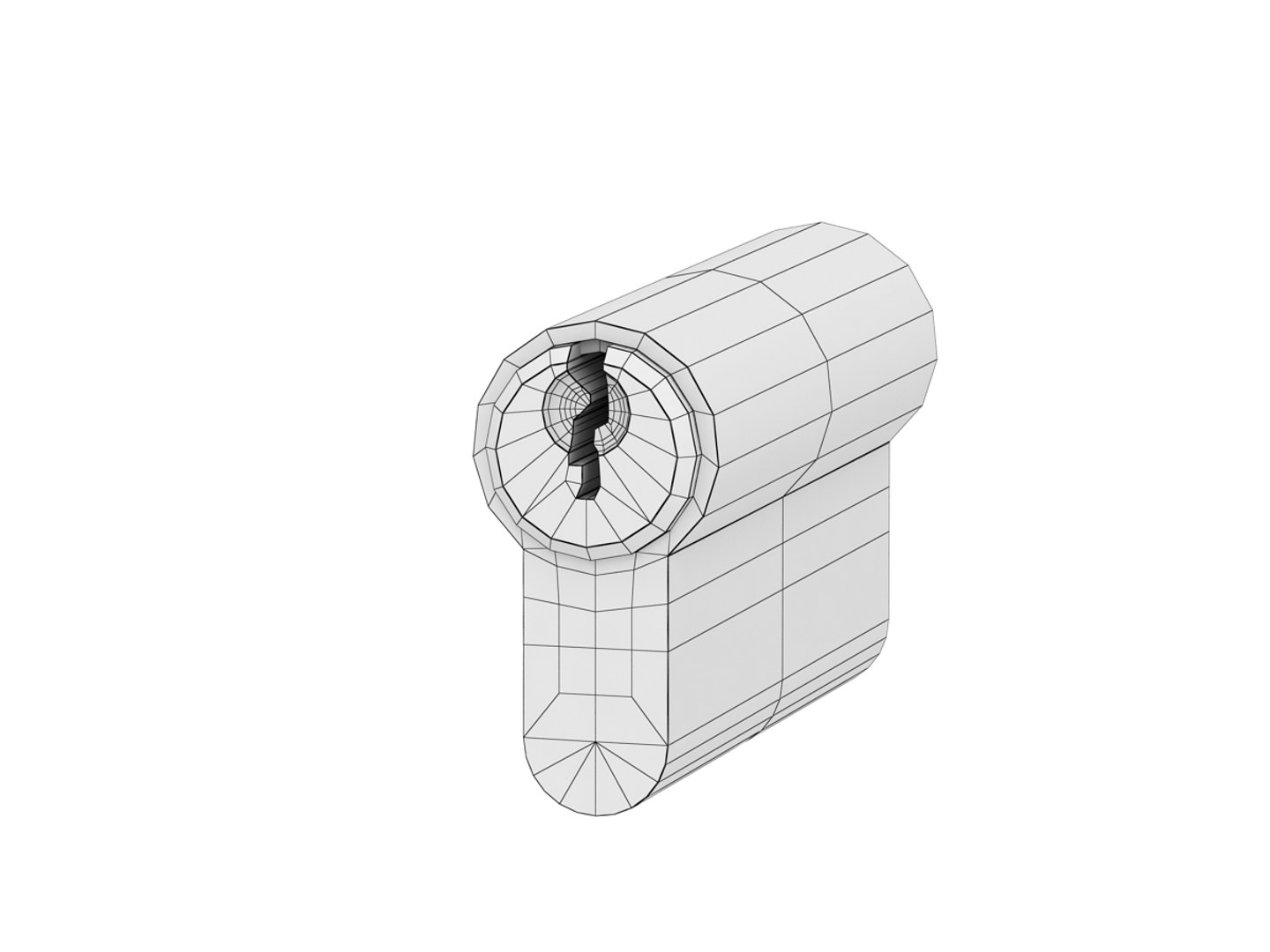 Lock Cylinder 3d Model