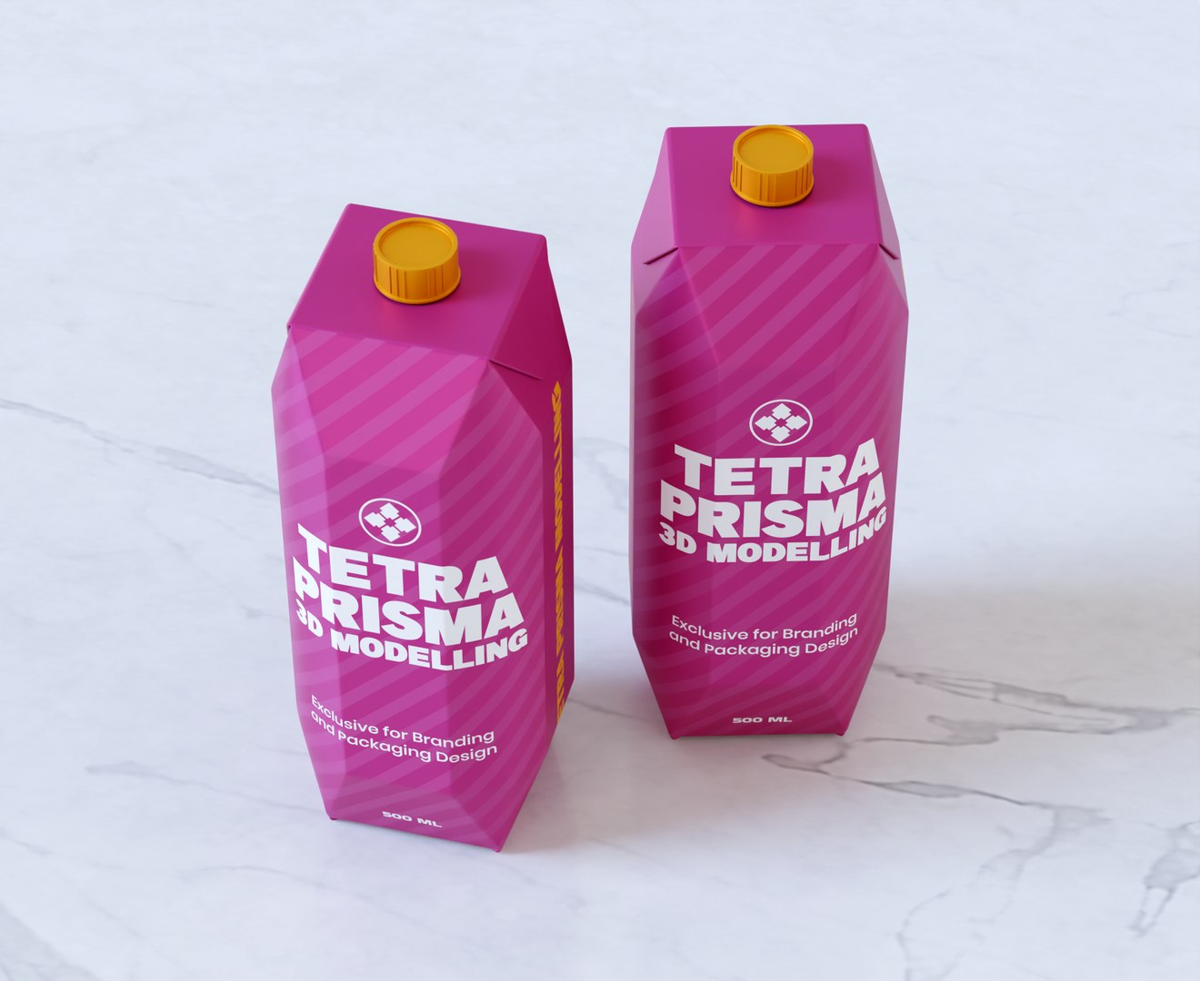 3D Tetra Prisma Carton Box Packaging - TurboSquid 2414255