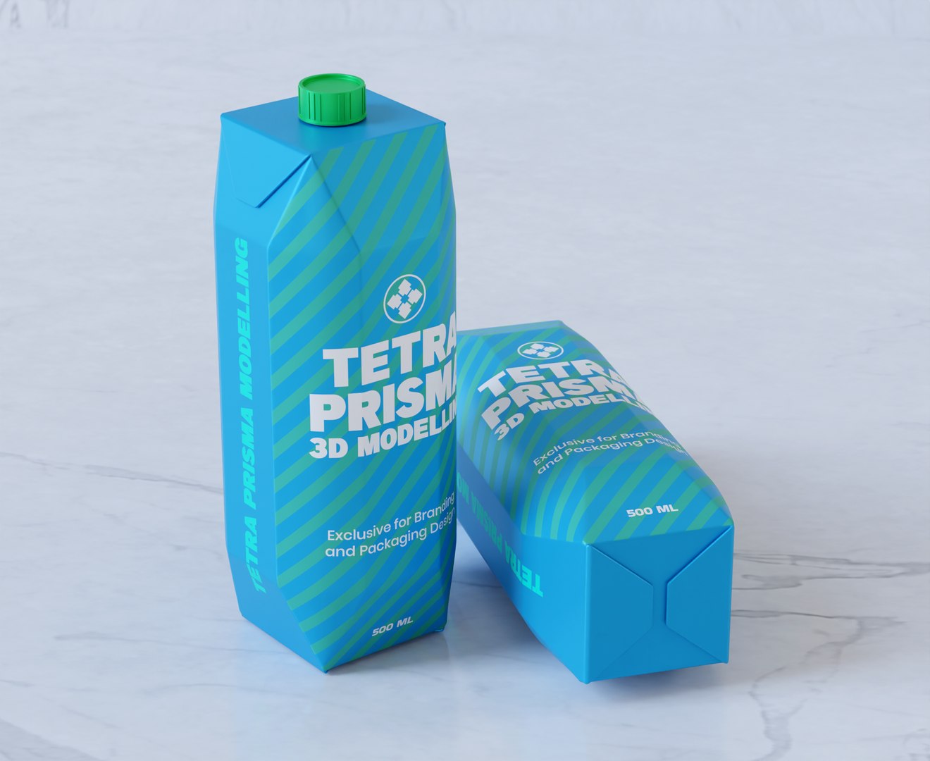 3D Tetra Prisma Carton Box Packaging - TurboSquid 2414255