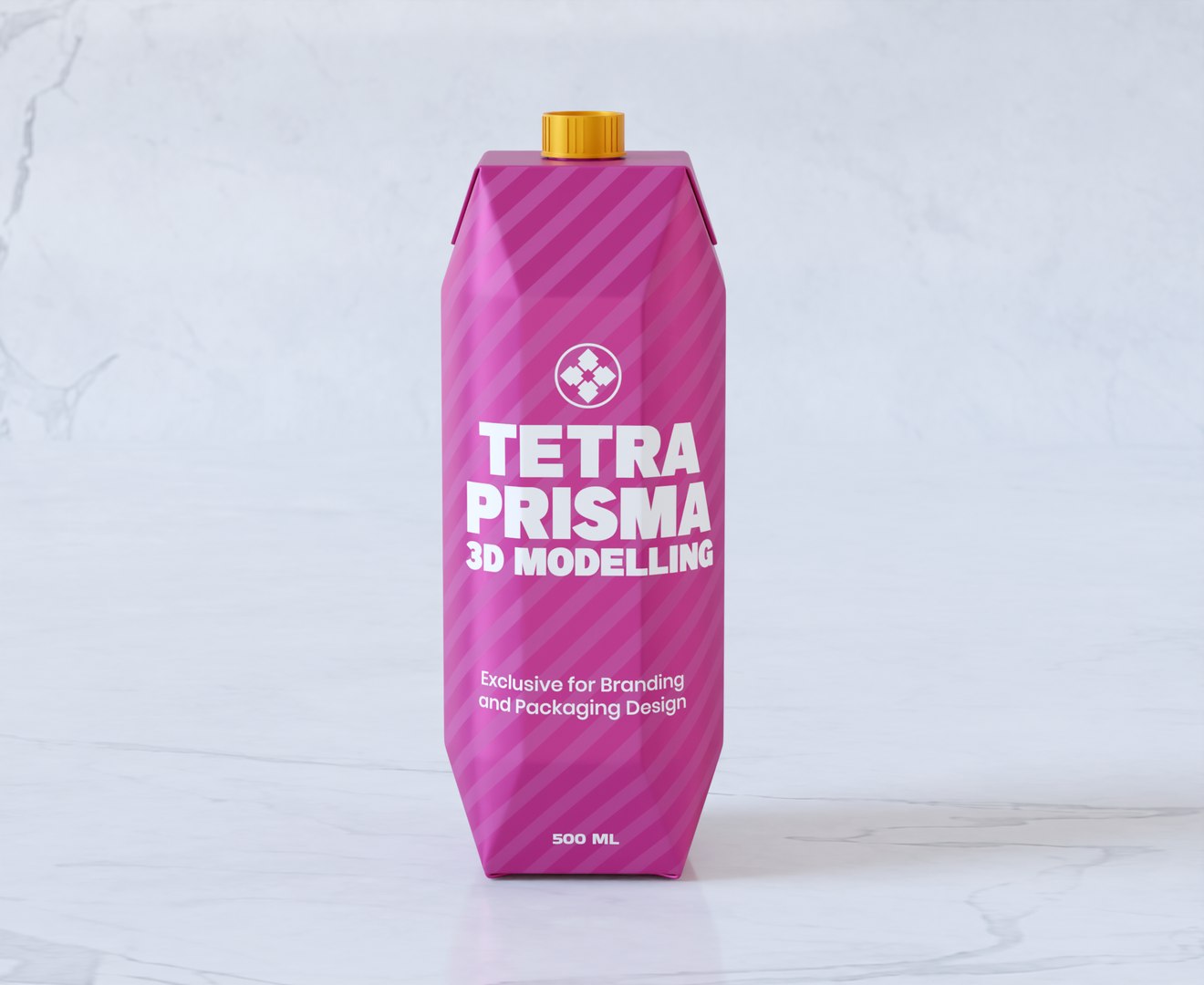 3D Tetra Prisma Carton Box Packaging - TurboSquid 2414255