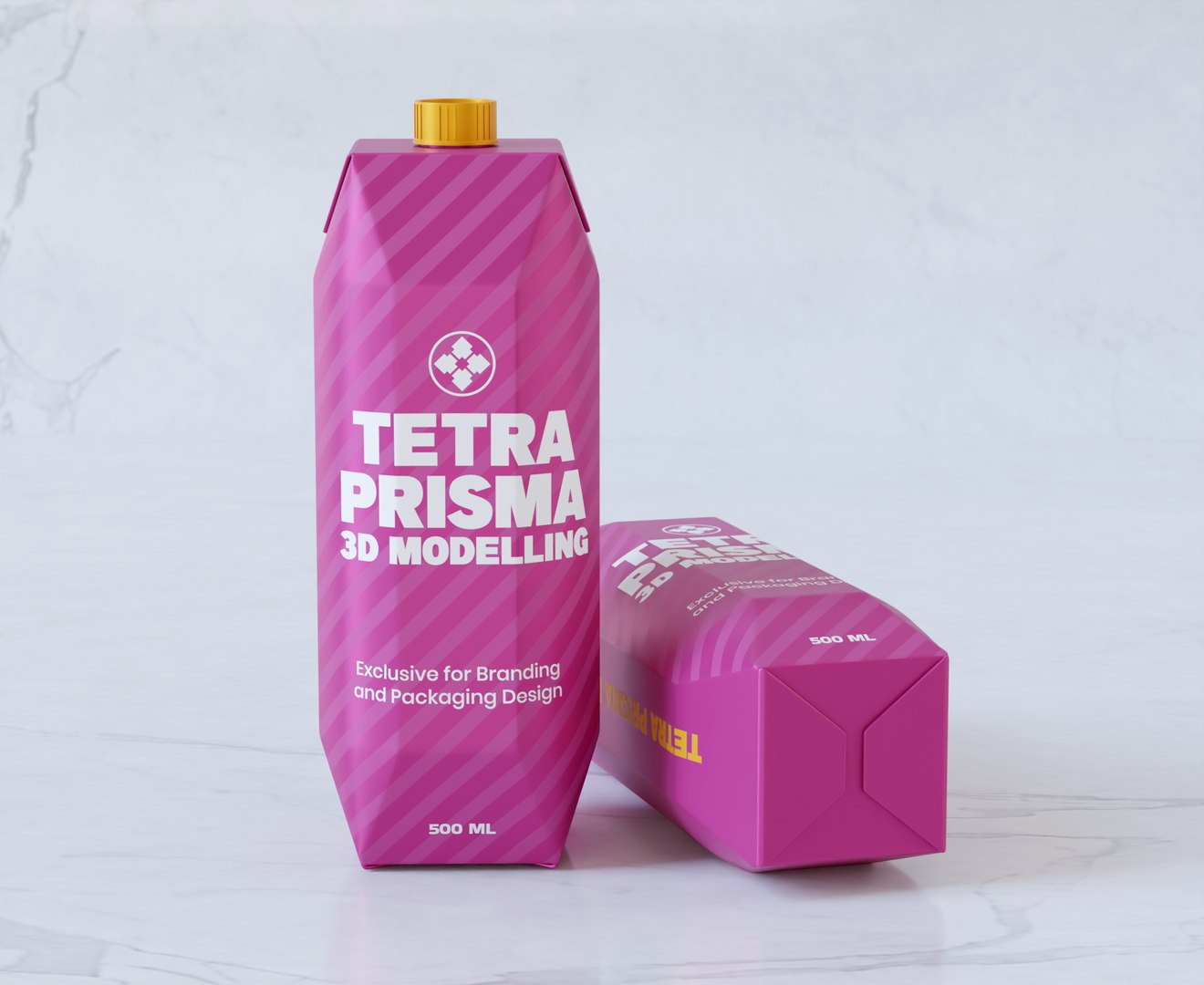 3D Tetra Prisma Carton Box Packaging - TurboSquid 2414255