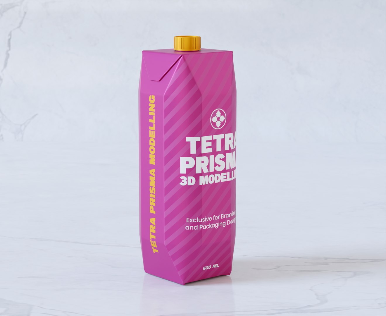 3D Tetra Prisma Carton Box Packaging - TurboSquid 2414255