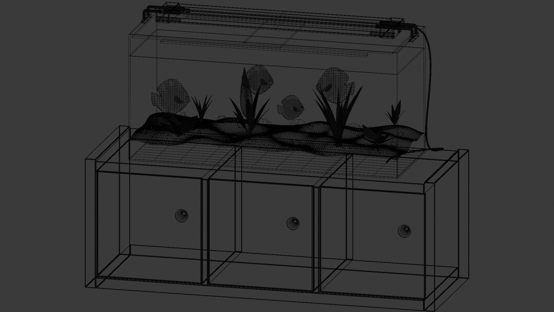 Fish Tank Model - TurboSquid 1811172