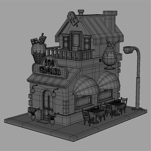 3D 8 Cartoon Buildings Collection - TurboSquid 1957639