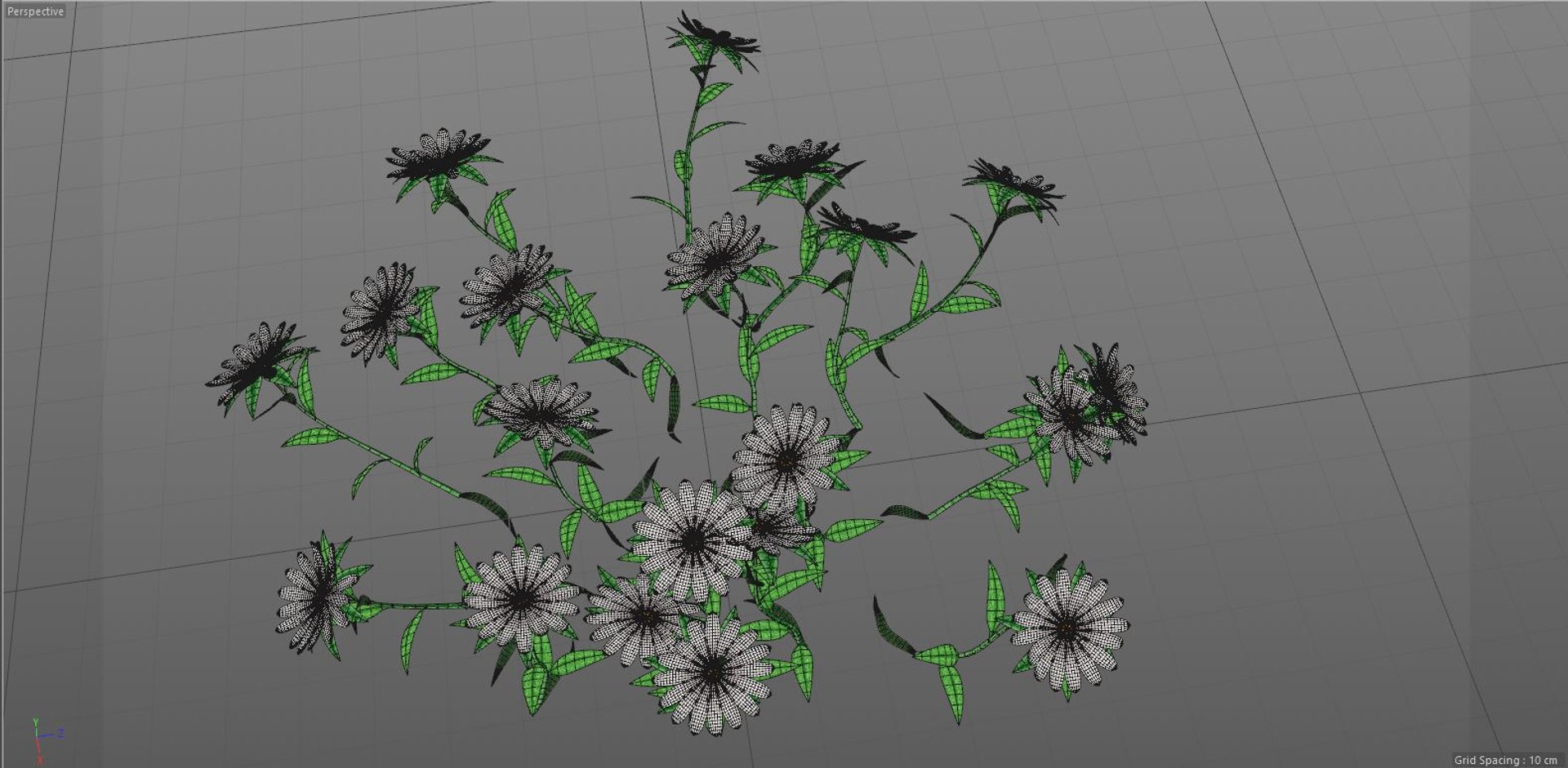 White Flower 3D Model - TurboSquid 1473703