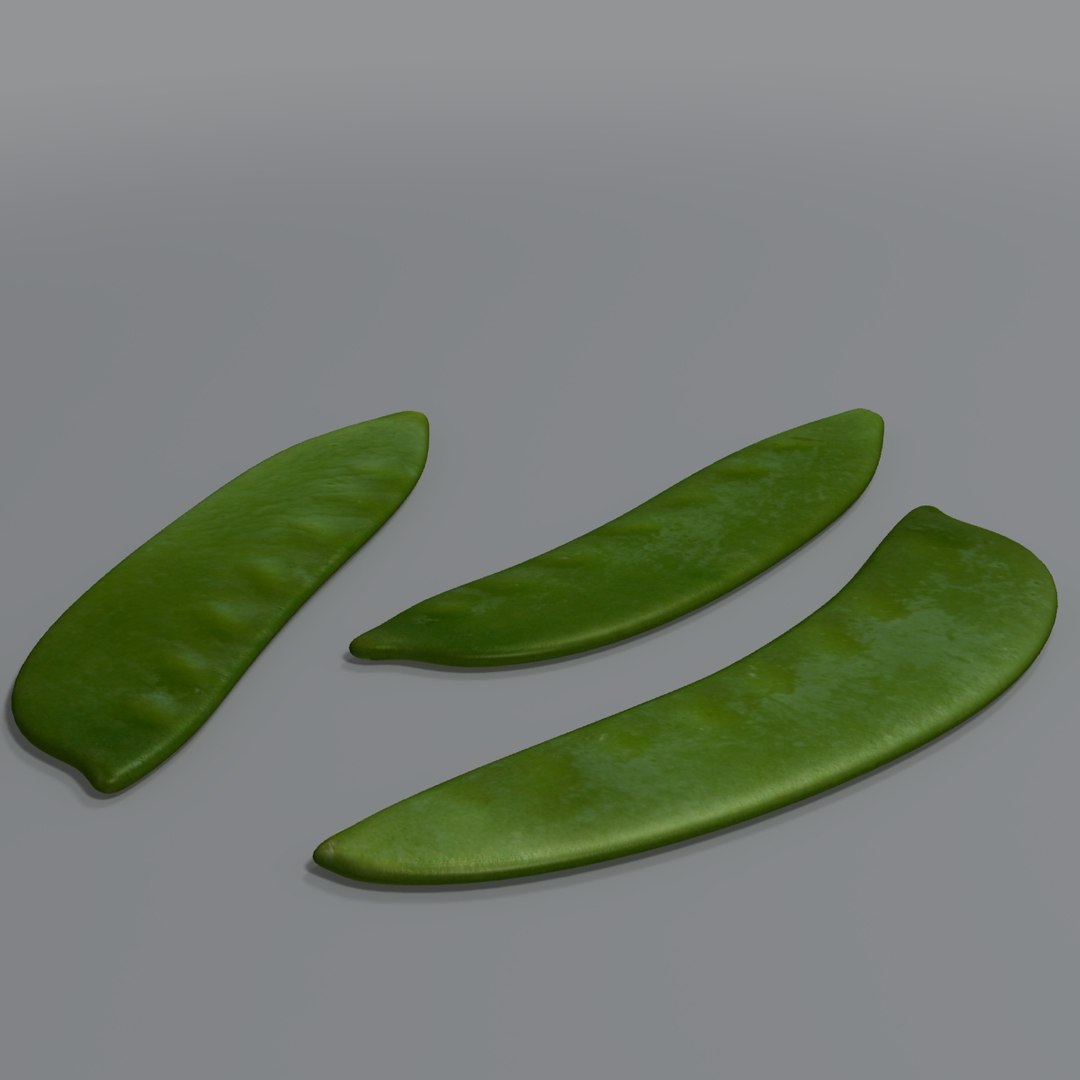 3d Mange Tout Model