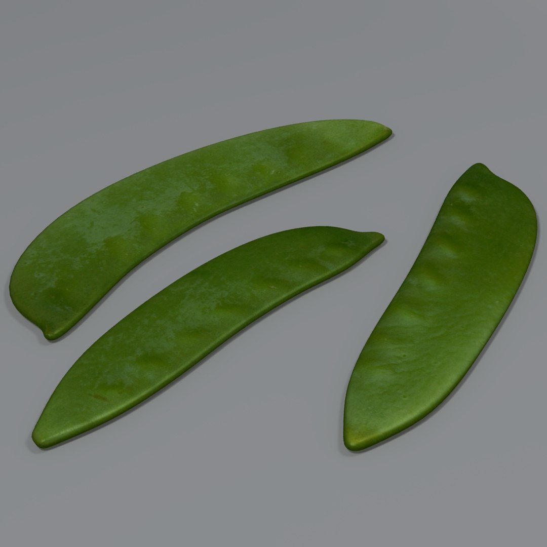 3d Mange Tout Model