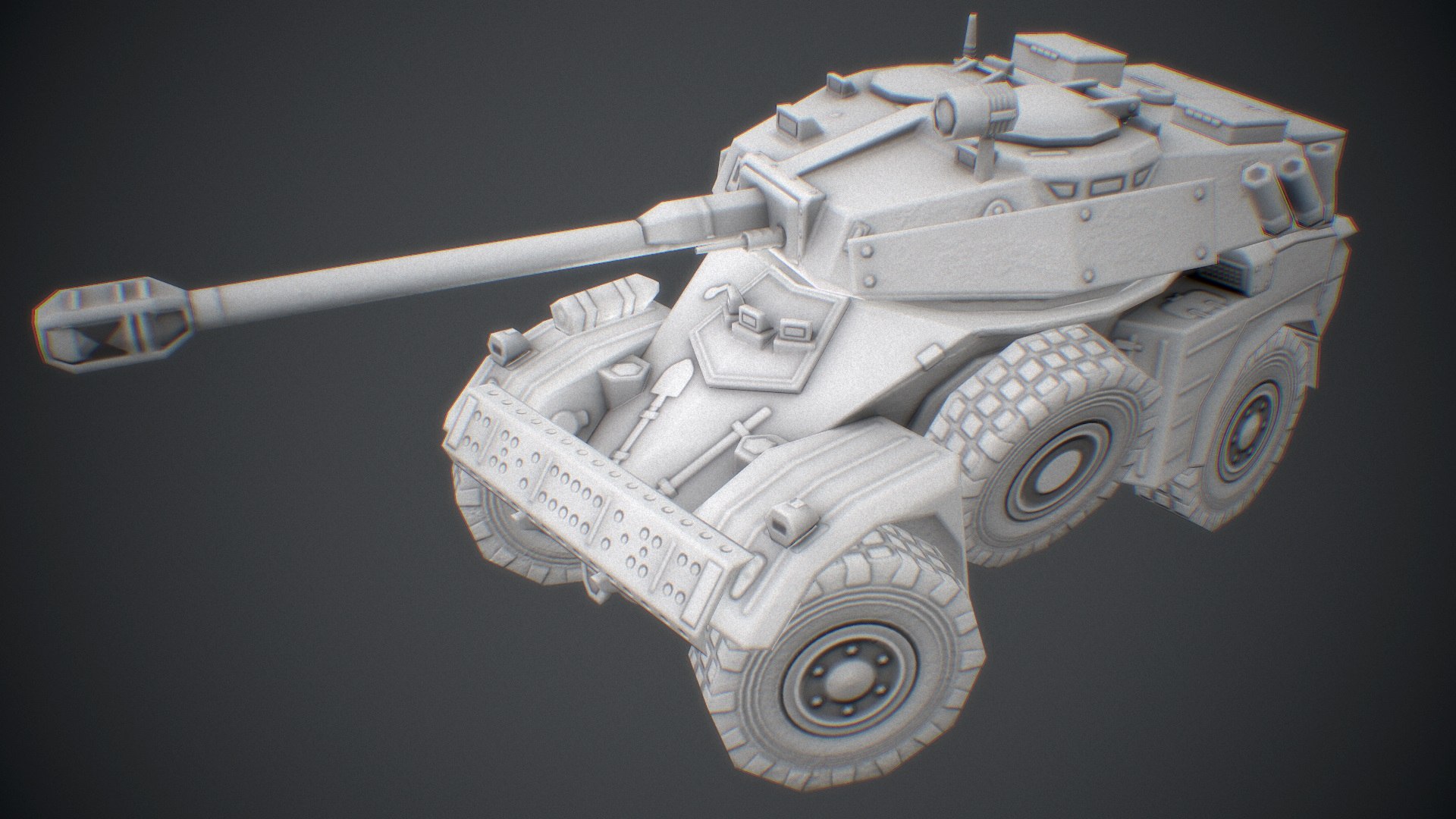 3D PANHARD AML-90 FRANCE CAMO - TurboSquid 1717922