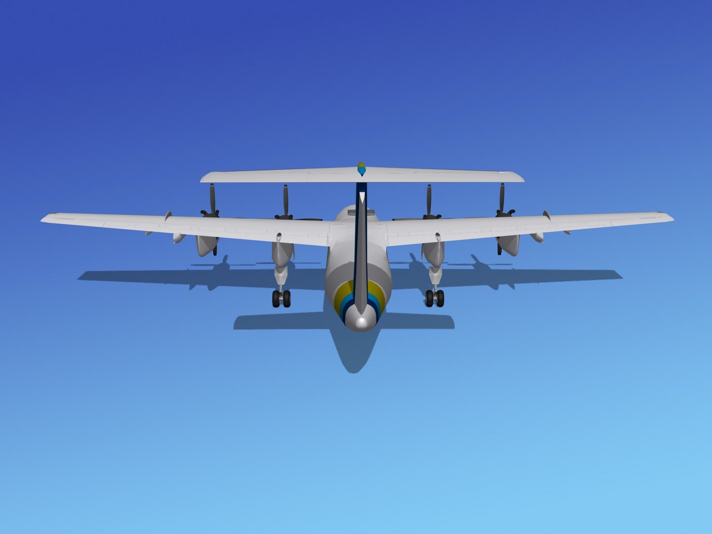 3d model dhc-7-200 passenger freight