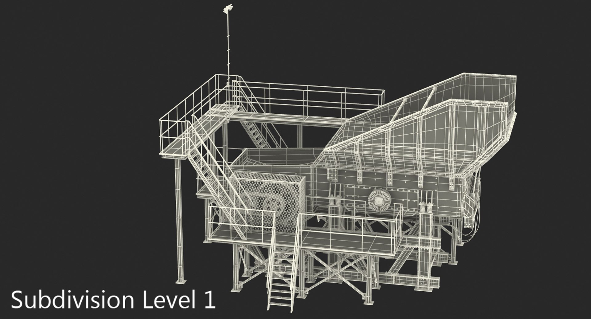 Rock Crusher Machine 3D Model - TurboSquid 1285540