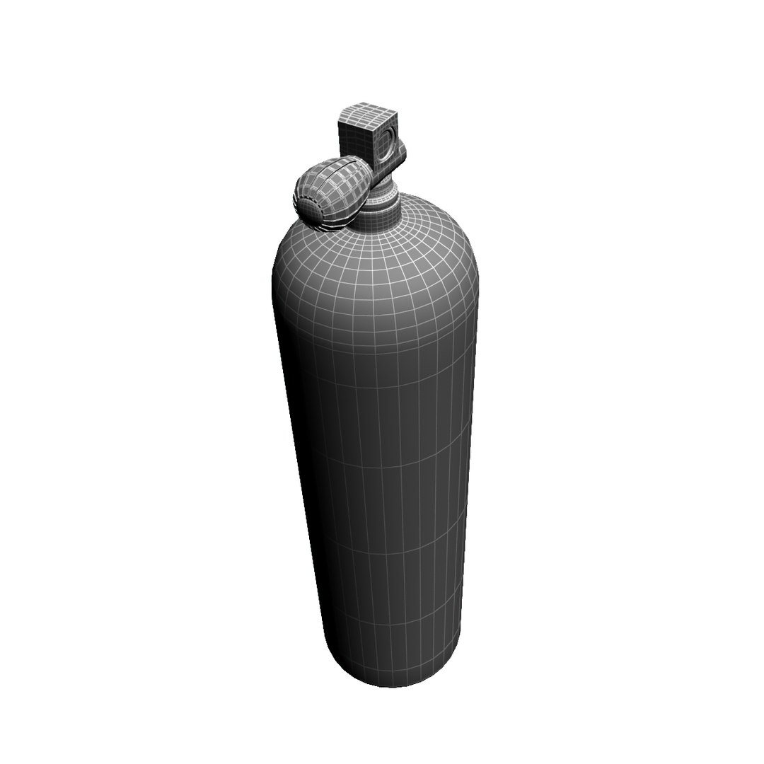 3d Scuba Tank Model